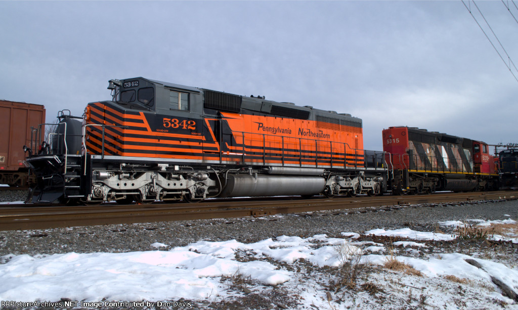 PNRR SD40-2Ws 5342 and 5315